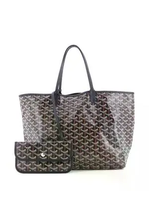 Goyard Saint Louis Coated Canvas Pm Tote Bag - Black