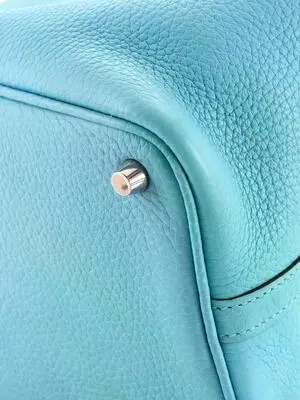 Hermès Picotin Lock Bag Clemence Pm - Blue