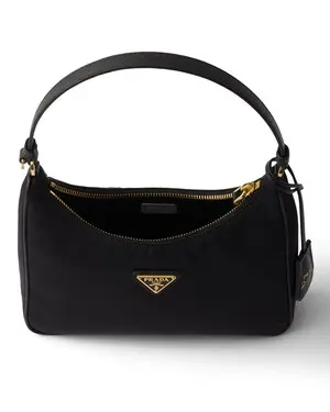 Prada Re-edition 2005 Re-nylon And Saffiano Mini Bag - Black