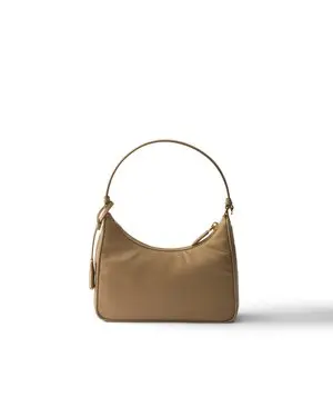 Prada Re-edition 2005 Re-nylon And Saffiano Mini Bag - Camel