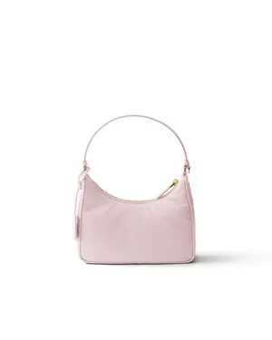Prada Re-edition 2005 Re-nylon And Saffiano Mini Bag - Alabaster