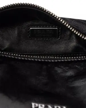 Prada Leather Shoulder Bag - Black