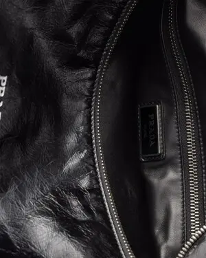 Prada Leather Shoulder Bag - Black