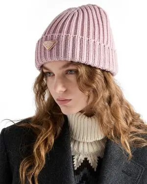 Prada Wool Beanie - Opal