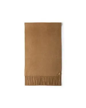 Prada Silk And Cashmere Scarf - Camel