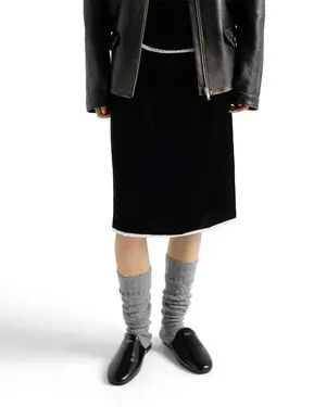Prada Velvet Pencil Skirt