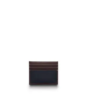 Prada Speedrock Re-nylon And Leather Card Holder - Navy
