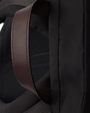 Prada Re-nylon And Leather Backpack - Black