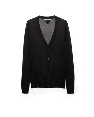 Prada Cashmere And Silk Cardigan