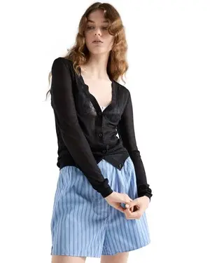 Prada Cashmere And Silk Cardigan