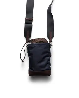 Prada Re-nylon And Leather Smartphone Case - Navy