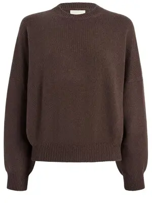 Khaite Margaux Jersey Top - Brown