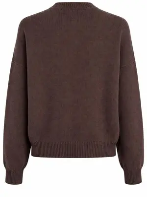 Khaite Margaux Jersey Top - Brown