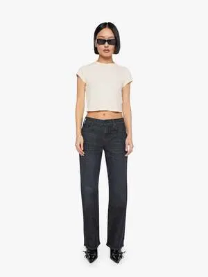 MOTHER Petites The Lil Reifler Starry Eyed Jeans - Black
