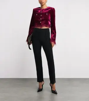 Cinq À Sept Crepe Brianne Tailored Trousers