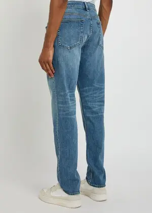 Rag & Bone Fit 3 Athletic Straight-leg Jeans - Mid Blu