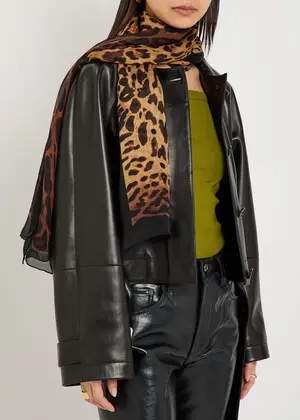 Givenchy Print Silk Scarf