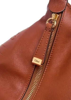 Chloé Marcie Medium Leather Shoulder Bag - Brown