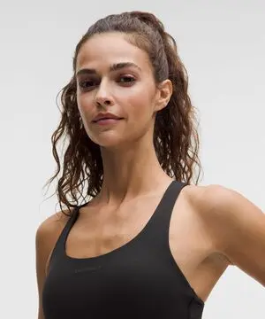 Lululemon Energy Longline Bra Medium Support B-d Cups Evolve - Black