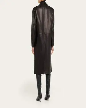 TONYWACK Vegetable-tanned Leather Coat