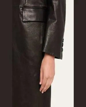TONYWACK Vegetable-tanned Leather Coat