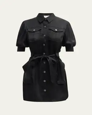 Cinq À Sept Damla Belted Mini Shirtdress