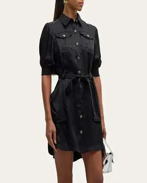 Cinq À Sept Damla Belted Mini Shirtdress