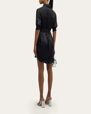 Cinq À Sept Damla Belted Mini Shirtdress