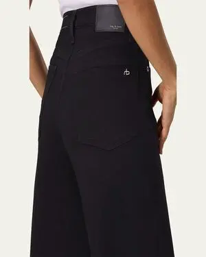 Rag & Bone Flexi Sofie Ankle Wide-leg Jeans