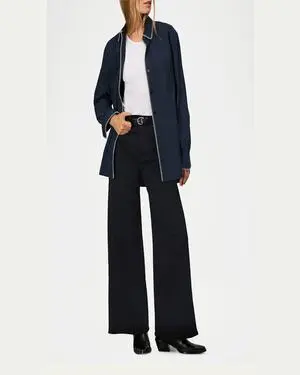 Rag & Bone Flexi Sofie Ankle Wide-leg Jeans