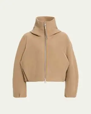Canada Goose Chilliwack Hooded Wool Bomber Jacket - Tan