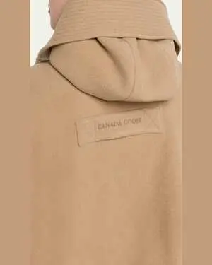 Canada Goose Chilliwack Hooded Wool Bomber Jacket - Tan
