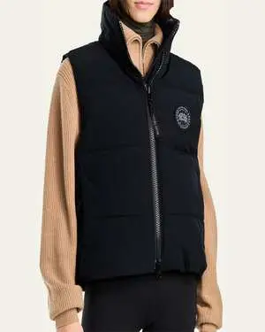 Canada Goose Grandview Cropped Down Vest - Black