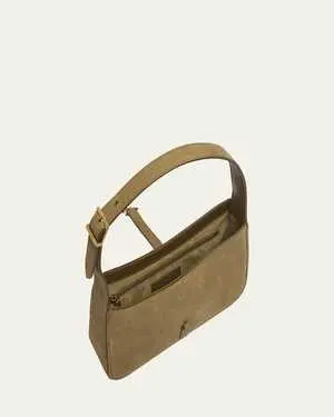 Saint Laurent Le 5 A 7 Shoulder Bag In Lizard-effect Leather