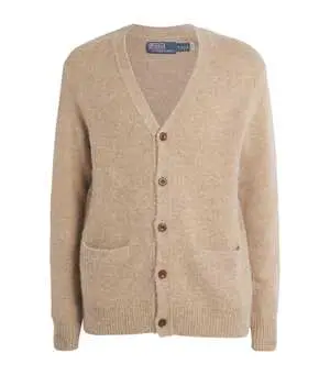 Polo Ralph Lauren Wool-blend Elbow-patch Cardigan