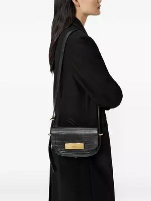ALLSAINTS Crocodile-effect Cross Body Bag