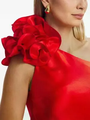 IL VOLO Aster Flower-embellished Maxi Dress - Red