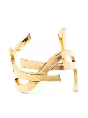 Saint Laurent Logo Bracelet - Gold