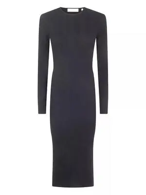 Fear Of God Ribbed Knit Midi Dress - Black