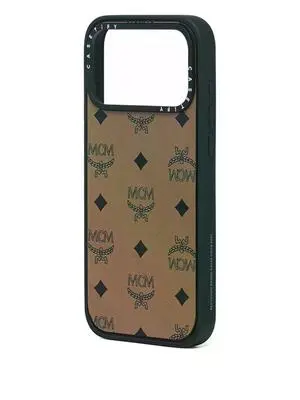 Mcm X Casetify Monogram-pattern Iphone 17 Pro Max Case