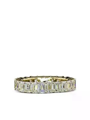 JEWELS AFICIONADO 14k Yellow Diamond Eternity Ring - Gold