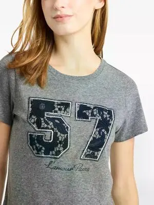 Cinq À Sept Lace Detail T-shirt