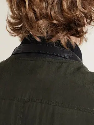 TOM FORD Gabardine Bomber Jacket - Green