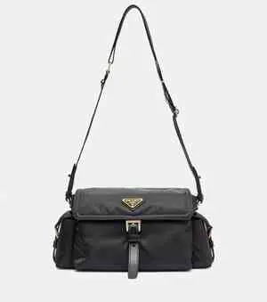 Prada Re-nylon Medium Crossbody Bag - Black