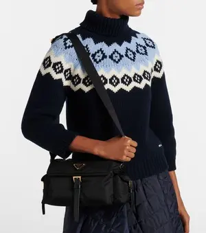 Prada Re-nylon Medium Crossbody Bag - Black