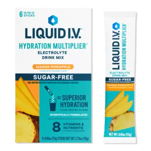 LIQUID I.V. Hydration Multiplier Electrolyte Drink Mix Sugar Free Mango Pineapple - One-color