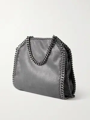 Stella McCartney Falabella Mini Brushed Shoulder Bag - Gray