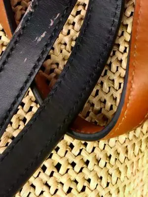 Fendi Peekaboo X-raffia Medium Tote Bag