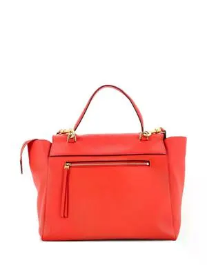 Celine Belt Bag Textured Leather Mini Shoulder Bag - Red