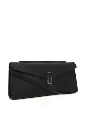 VALEXTRA Leather Envelope Clutch - Black